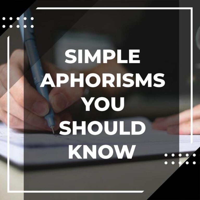 Aphorism Examples That Pack a Punch - Adazing