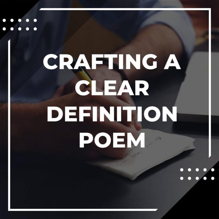 How to Write a Definition Poem - Adazing