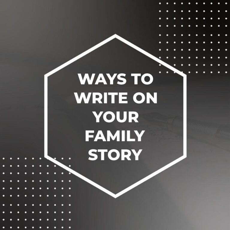 How to Write About Your Family with Heart - Adazing