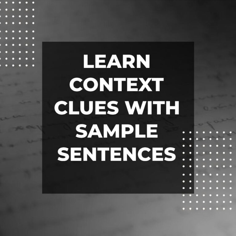 Context Clues Examples Sentences Made Easy - Adazing