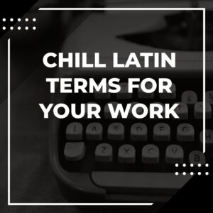 Cool Latin Words: Enhance Your Writing with Timeless Elegance - Adazing