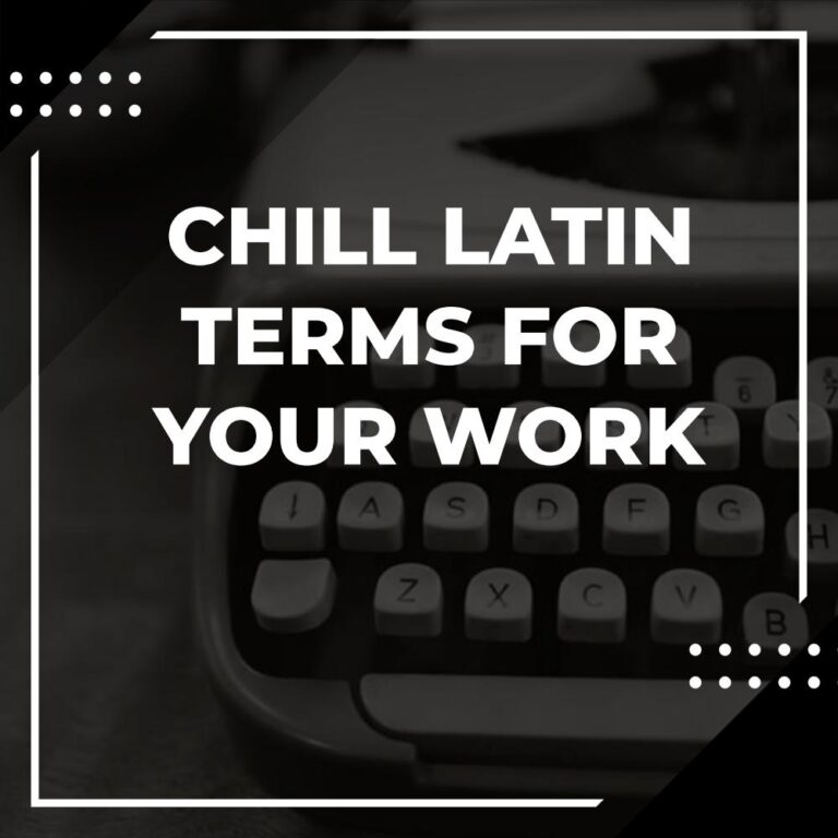 Kata-kata Latin yang Keren: Sempurnakan Tulisan Anda dengan Keanggunan ...