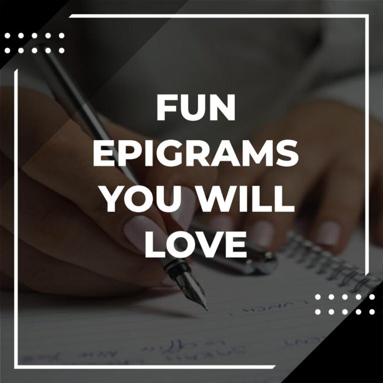 Epigram Examples That Pack a Punch - Adazing