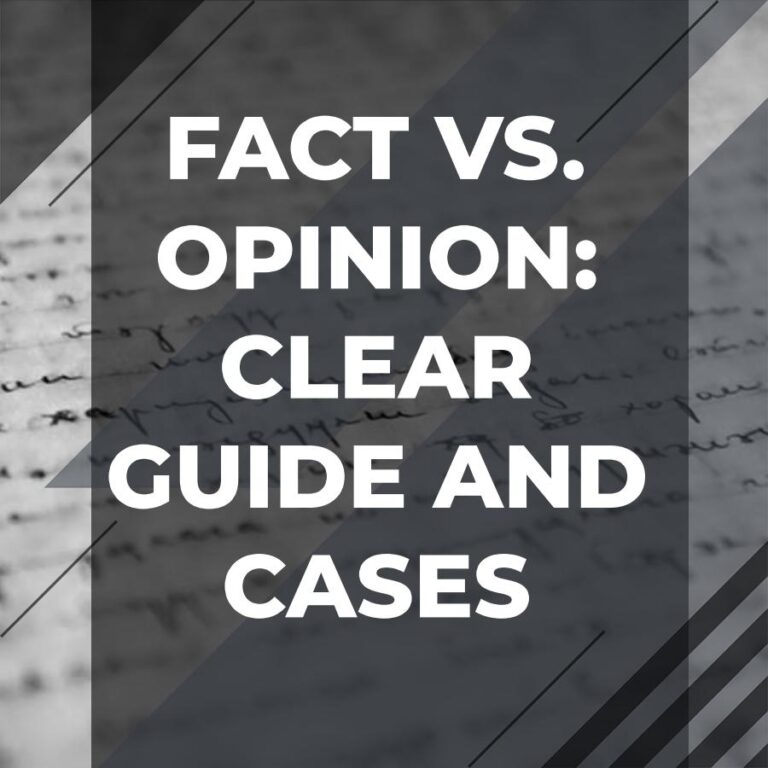 Fact and Opinion Examples: Clear Distinctions for Better Writing - Adazing