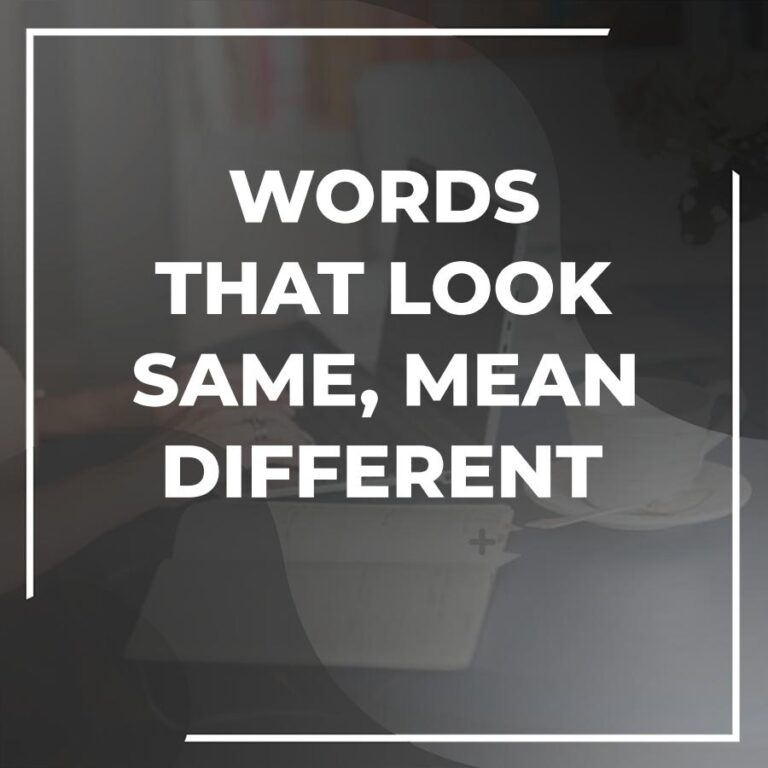 Homographs: A Deep Dive Into Their Use and Impact - Adazing