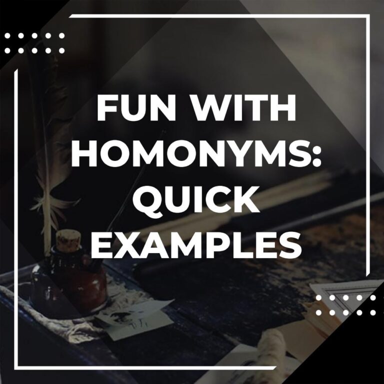 Homonym-Beispiele: Den Spaß und die Verwirrung in der englischen ...