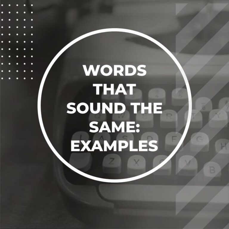 Homophones and Homonyms Examples to Enhance Your Vocabulary - Adazing