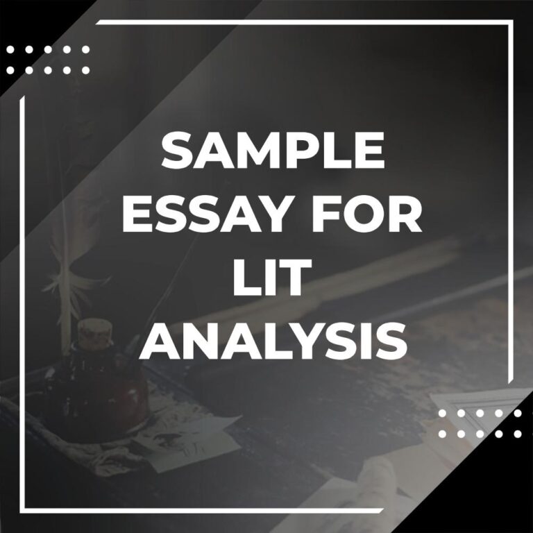 Literary Analysis Essay Example to Inspire You - Adazing