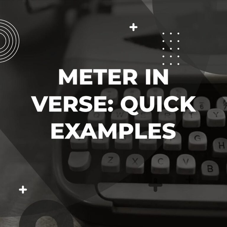 Meter in Poetry Examples: Unlocking Patterns in Verses - Adazing