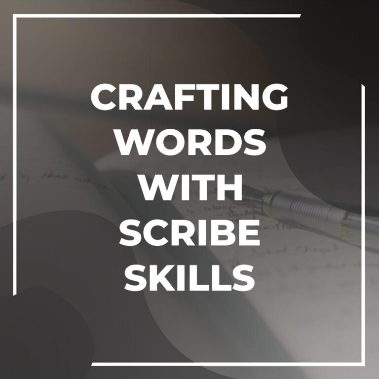 Scribe Writing: The Artistry Behind the Craft - Adazing