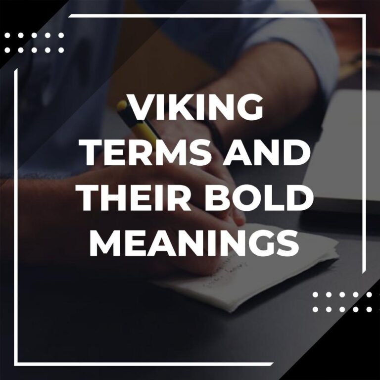 Viking Words: Unraveling the Language of the Norse Warriors - Adazing